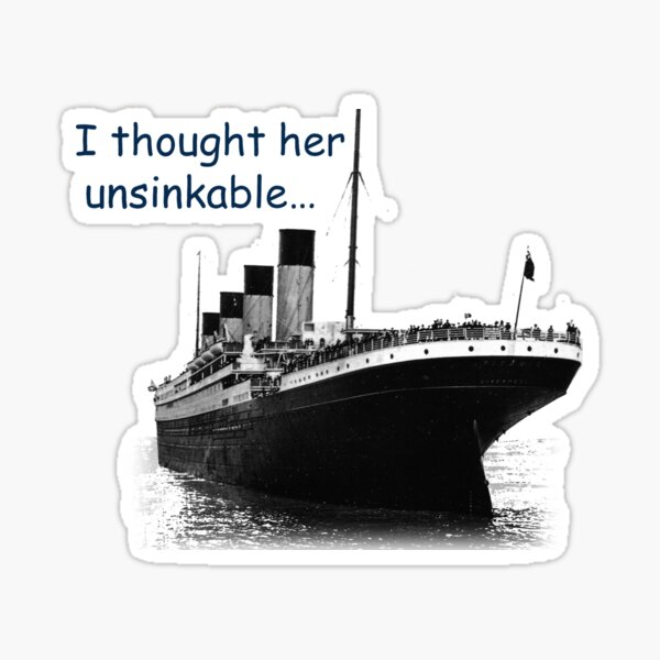 "RMS Titanic" Sticker by DrTigrou | Redbubble