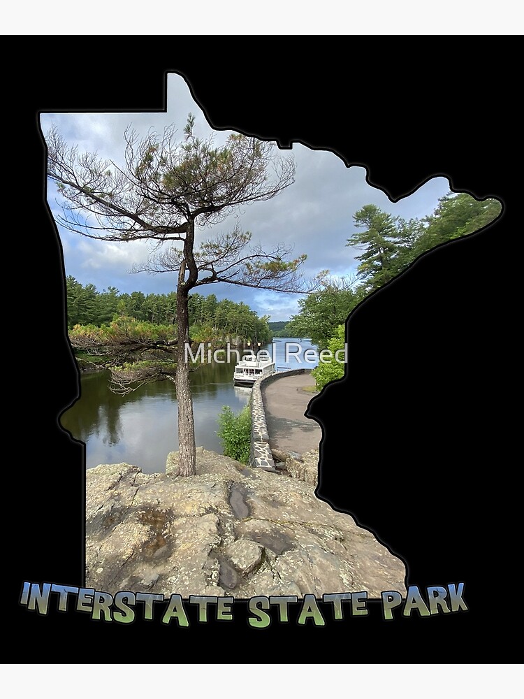 "Minnesota State Outline (Interstate State Park)" Art Print by gorff ...