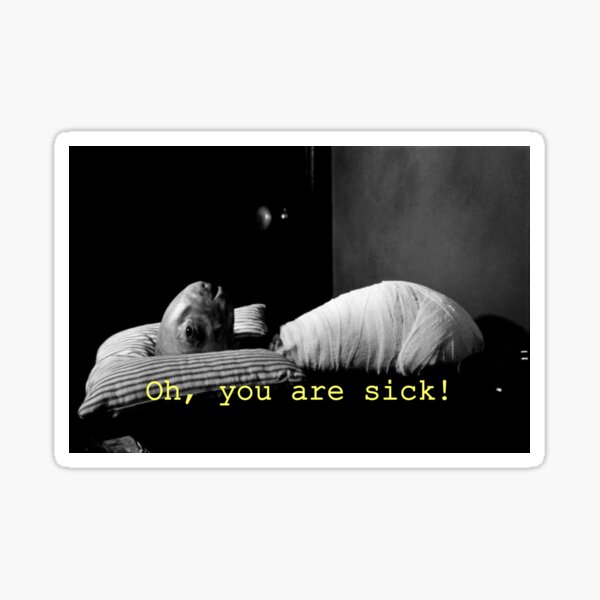 "Eraserhead Baby "Oh, you are sick!" " Sticker for Sale by ...