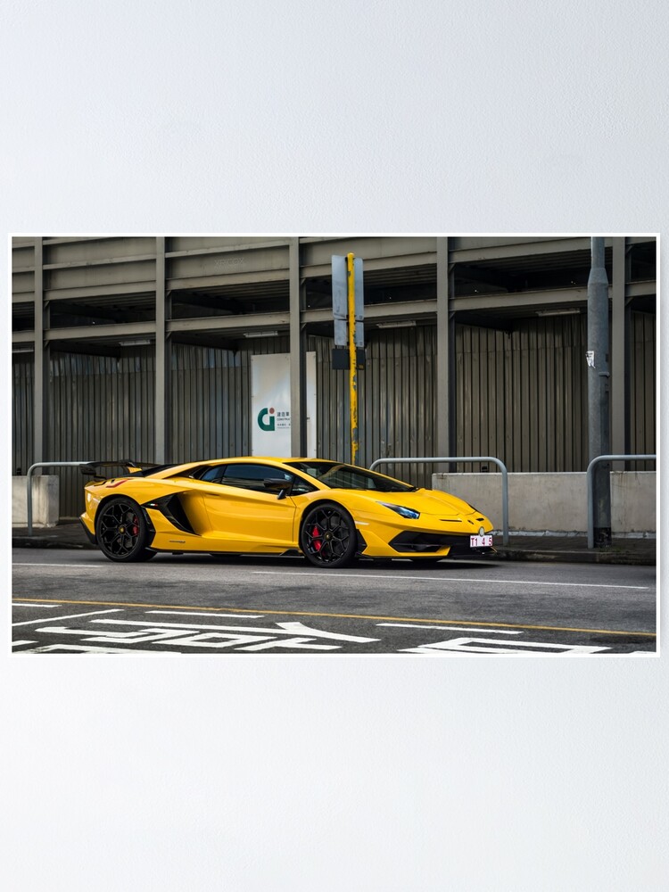 "Aventador SVJ" Poster by ricoliu | Redbubble
