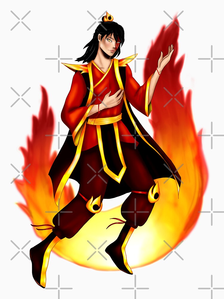 "Fire Lord Zuko" T-shirt for Sale by elinorkeat | Redbubble | zuko t ...