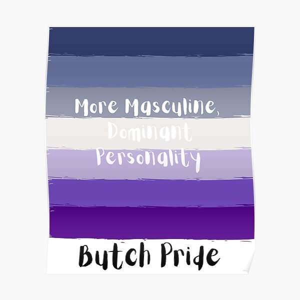 "Butch Lesbian Flag Meaning" Poster for Sale by ZayZayDesigns | Redbubble