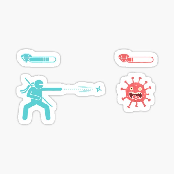 Kill The Virus Stickers | Redbubble