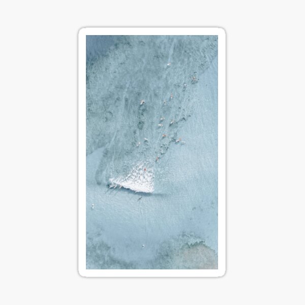"Aerial Sea Ocean" Sticker for Sale by modernvibe | Redbubble