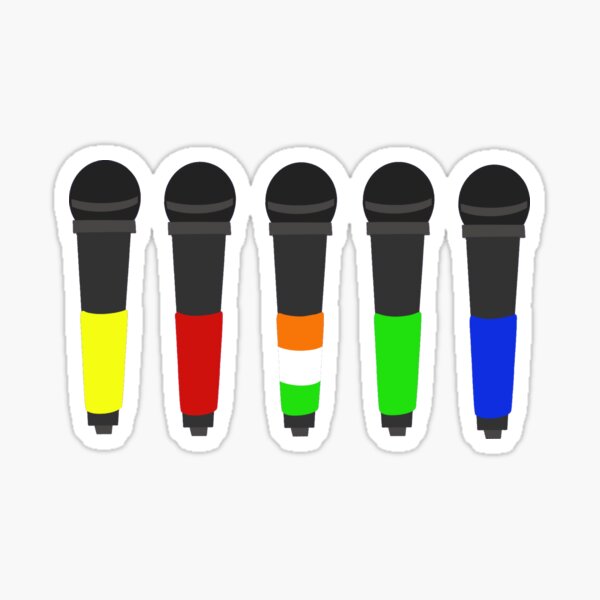 "one direction mics" Sticker for Sale by -sydney | Redbubble