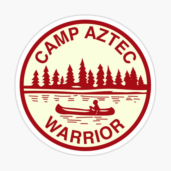 "Camp aztec warrior" Sticker for Sale by omnicrom | Redbubble