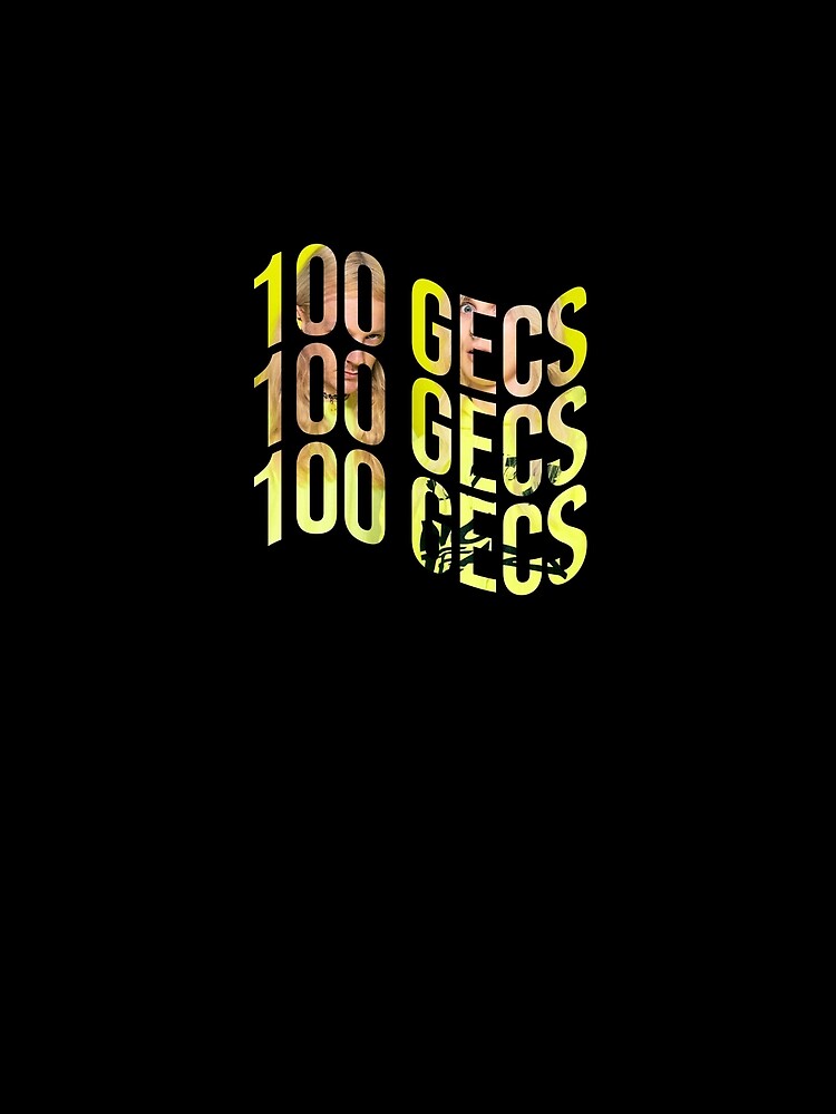 "100 GECS LOGO MERCH" Art Print for Sale by FanShop858 | Redbubble