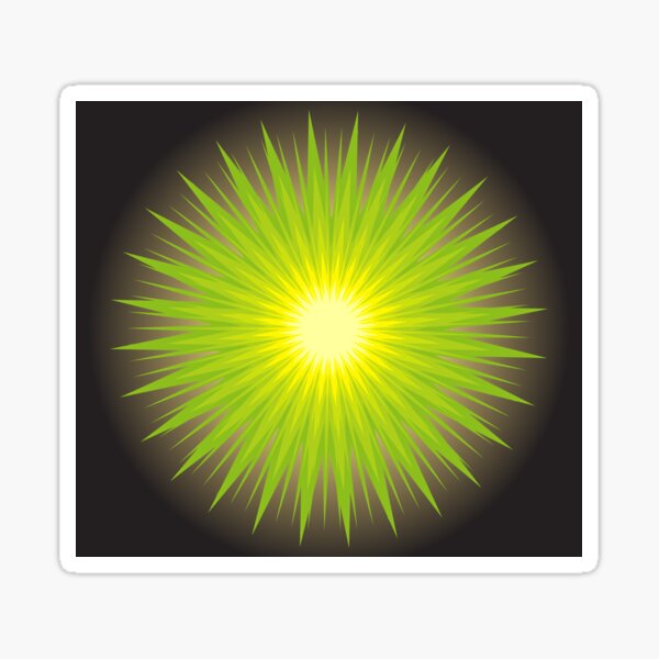 "Original artwork (lime star)" Sticker for Sale by H4M1 | Redbubble