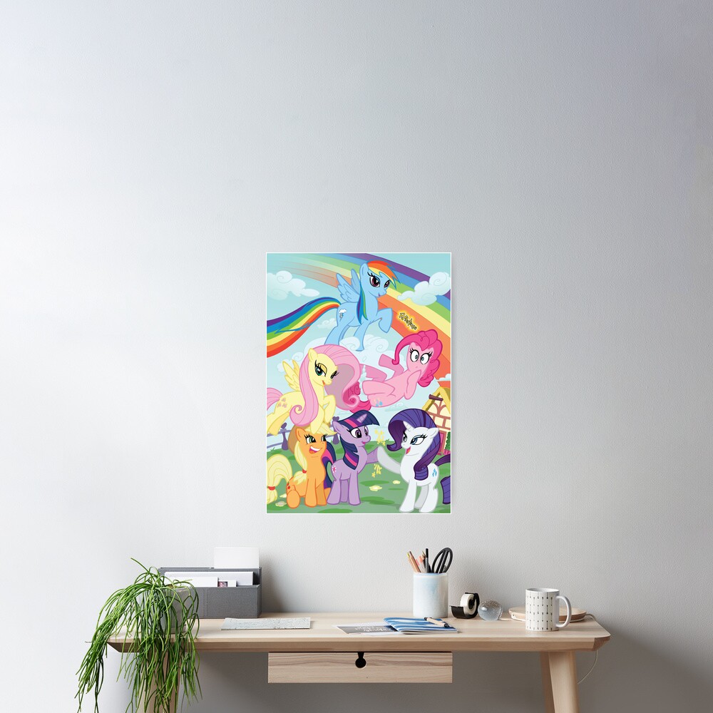 "My Little Pony Print" Poster for Sale by paulabstruse | Redbubble