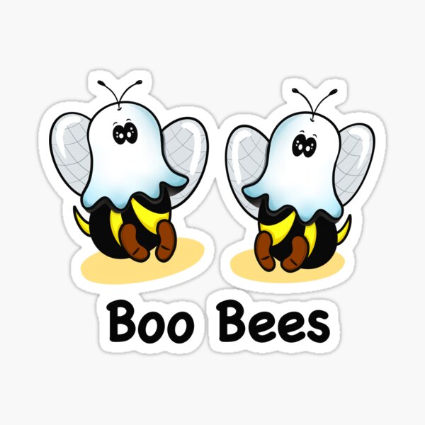 "Boo bees" Sticker for Sale by lovingkakeart | Redbubble