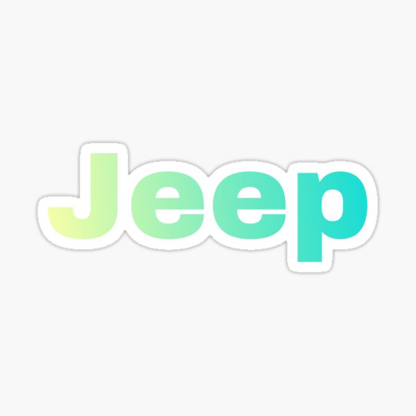 "Jeep Logo" Sticker by leedleleigh | Redbubble