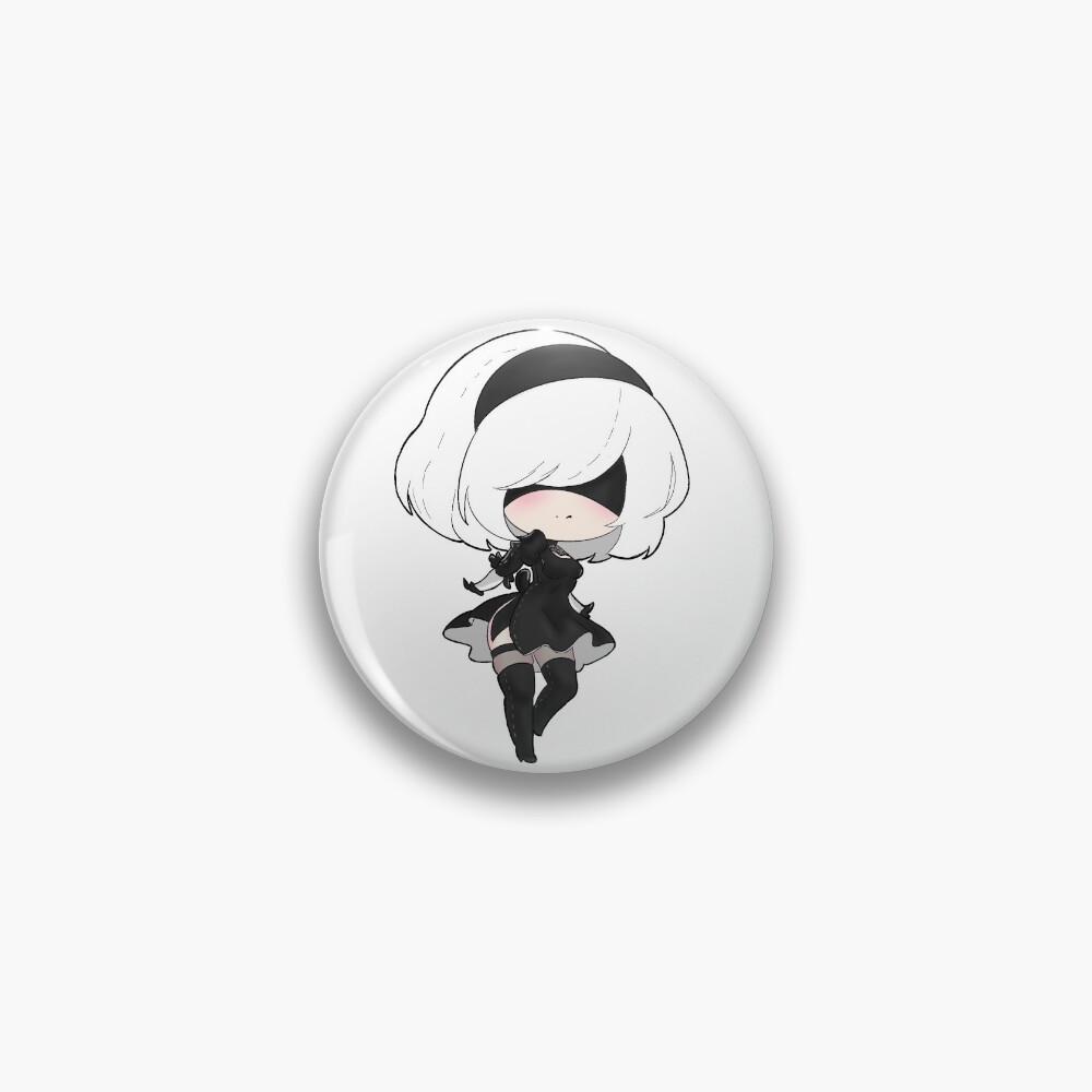 "2B Chibi" Sticker for Sale by Marquixse | Redbubble