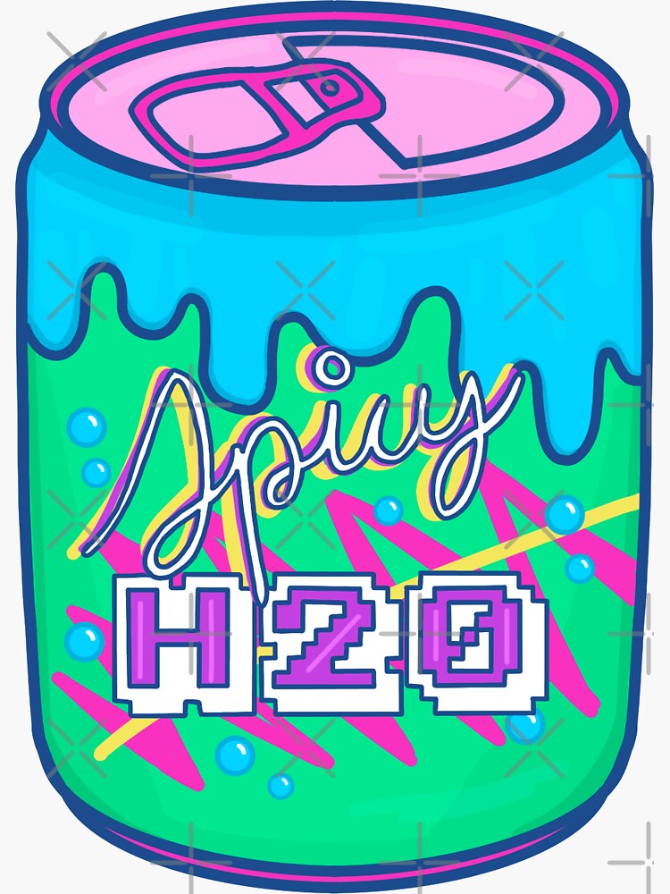 "Mamu Tropical Retro kawaii stickers vapor wave neon aesthetic sticker ...