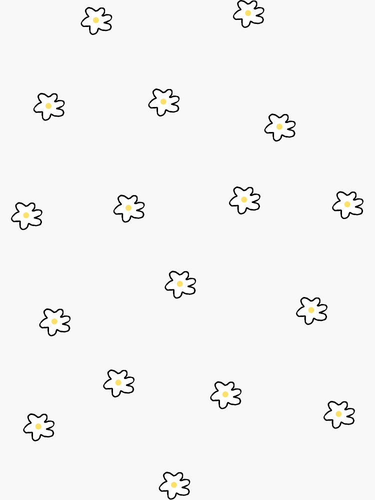 "Daisy doodle" Sticker for Sale by zngu | Redbubble
