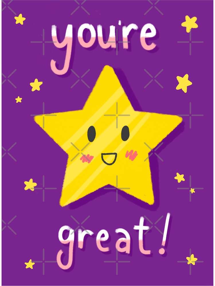 Sticker « Tu es genial », par aliciawheatley | Redbubble