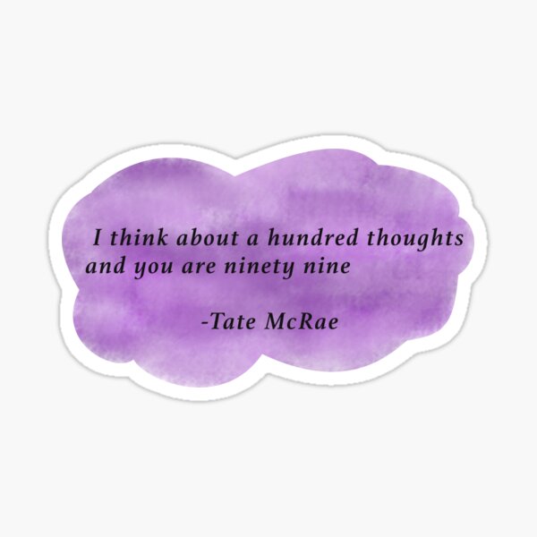 Tate Mcrae Stickers | Redbubble