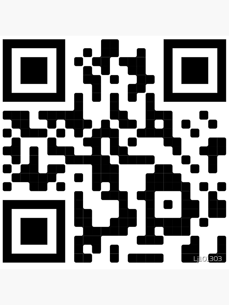 "No no square QR code" Sticker for Sale by Lj101303 | Redbubble