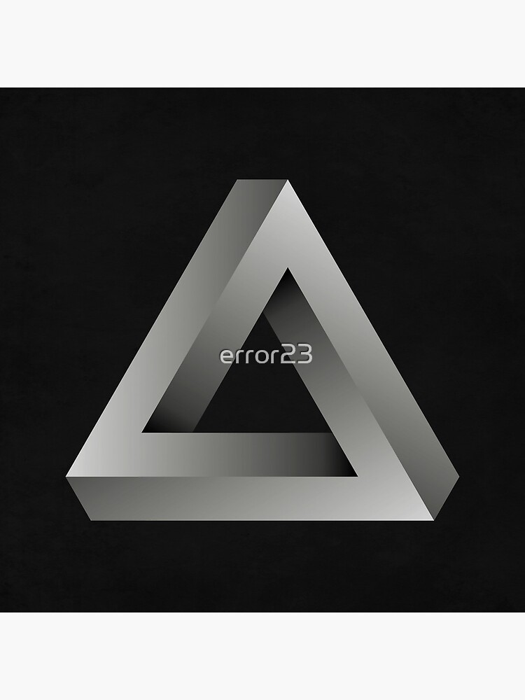 "Infinite Triangle" Poster by error23 | Redbubble