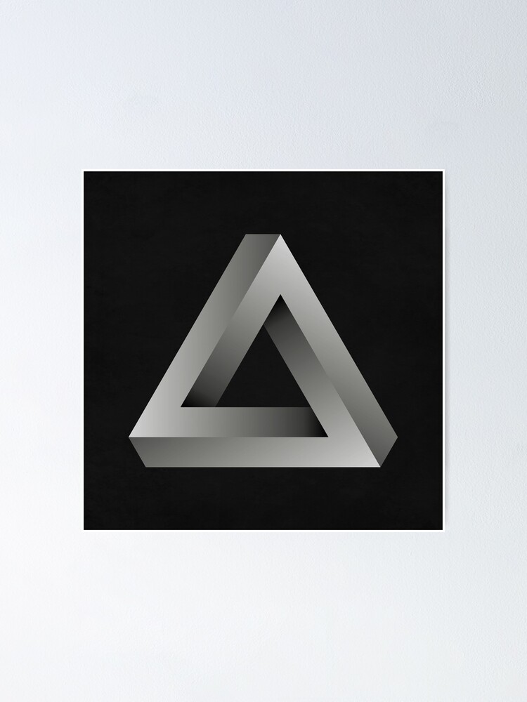 "Infinite Triangle" Poster by error23 | Redbubble