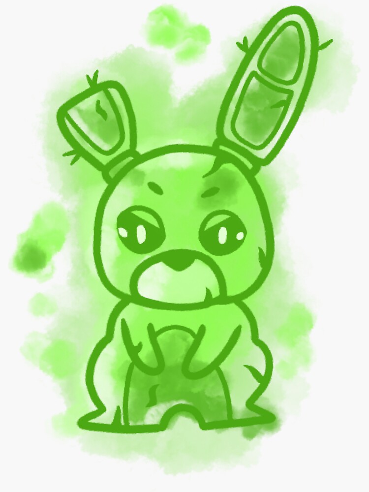 "Cute springtrap" Sticker for Sale by edendrx | Redbubble