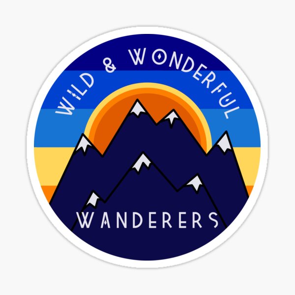 "Wild & Wonderful Wanderers Logo" Sticker for Sale by wnwwanderers ...