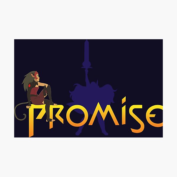 "Catradora, Catra sitting, Adora Promise, She-Ra Season 5" Photographic ...