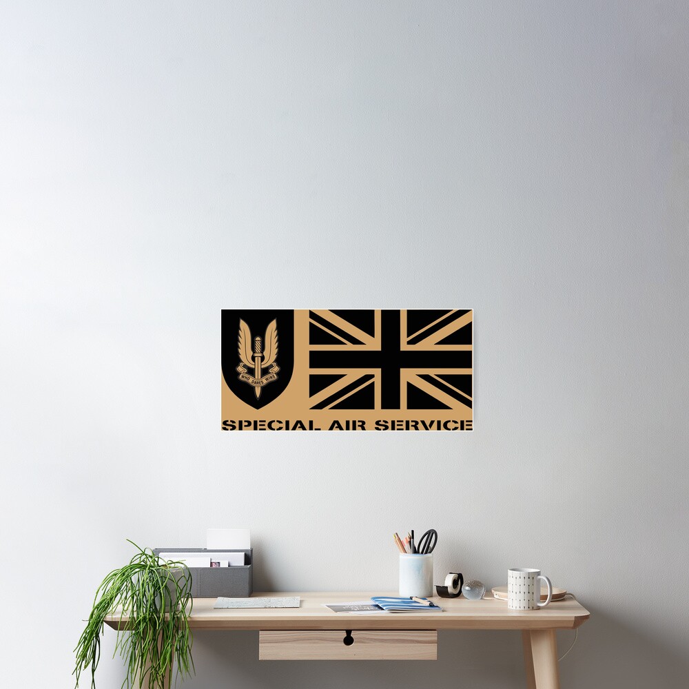 "SAS Special Air Service Commando Symbol" Poster by aliberalino | Redbubble