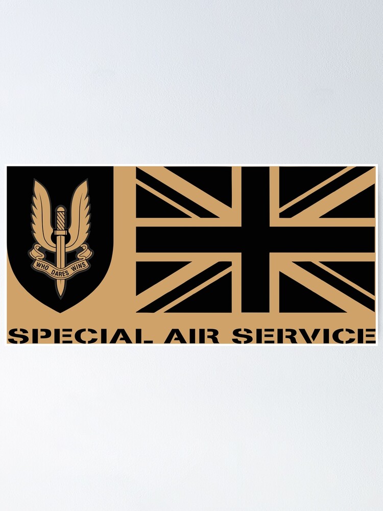 "SAS Special Air Service Commando Symbol" Poster by aliberalino | Redbubble