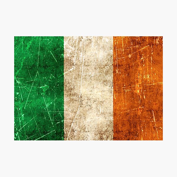 Vintage Irish Flag Photographic Prints | Redbubble