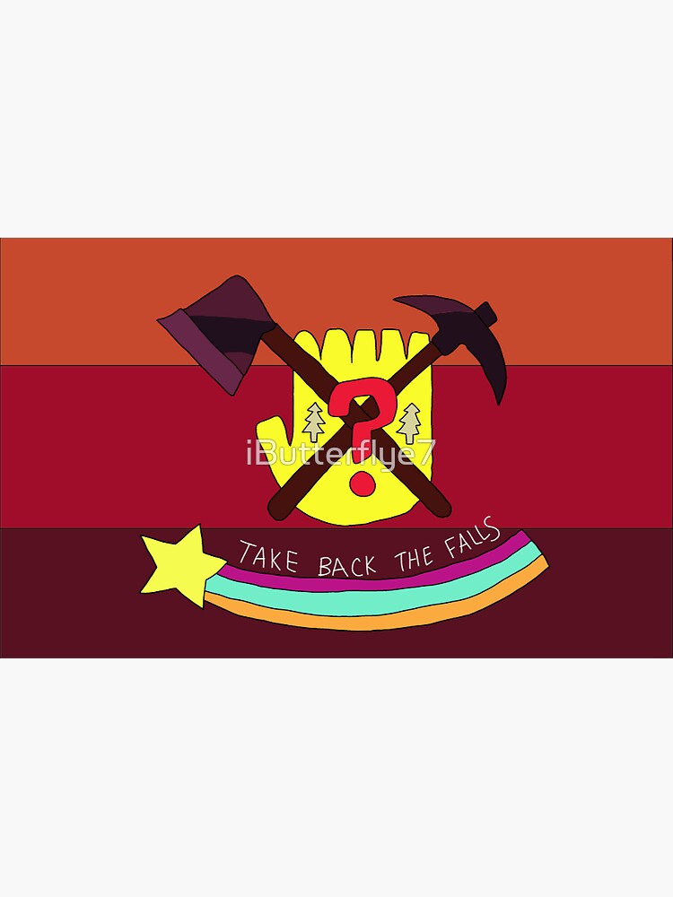 "Take Back the Falls Flag" Sticker for Sale by iButterflye7 | Redbubble
