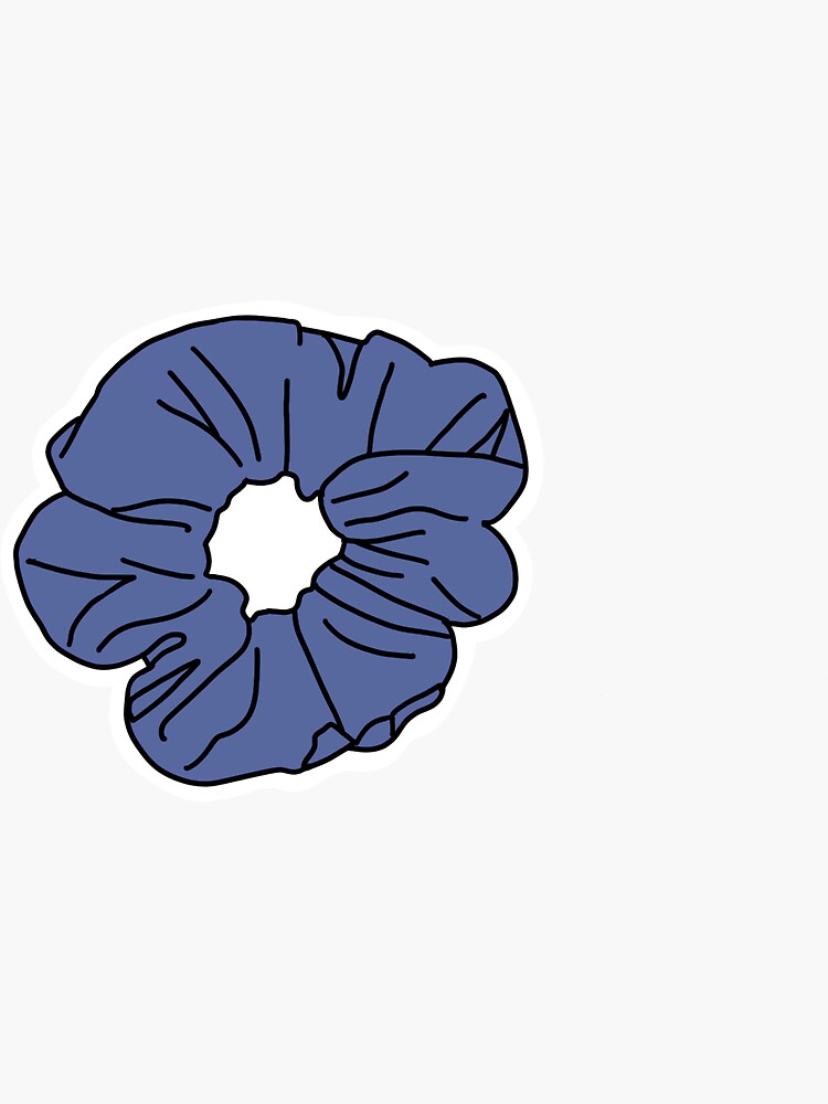 "Scrunchie—purple" Sticker by abigailcreation | Redbubble