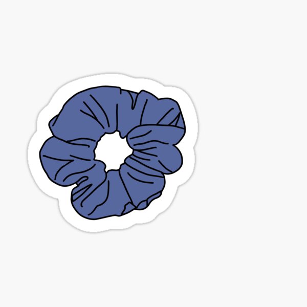 "Scrunchie—purple" Sticker by abigailcreation | Redbubble