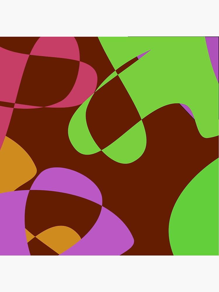 "Family Reunion - Minimalist Abstract Art" Sticker for Sale by ...