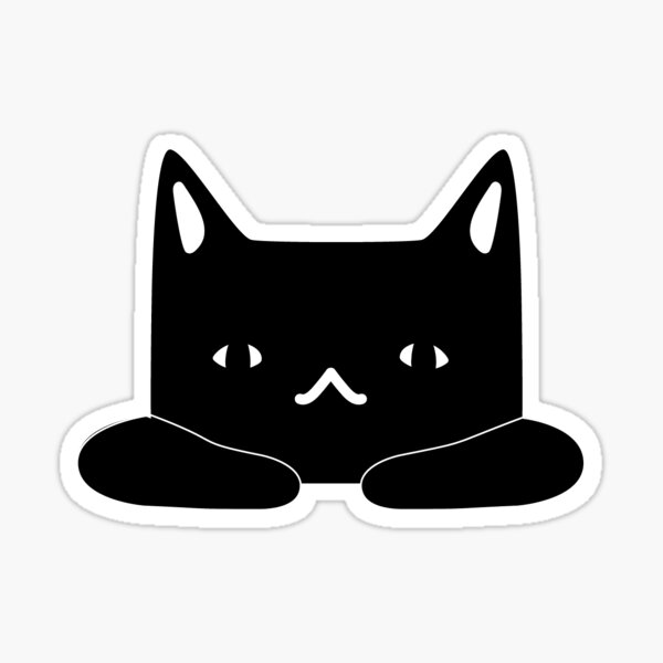 "Cattitude" Sticker by Punleashed | Redbubble
