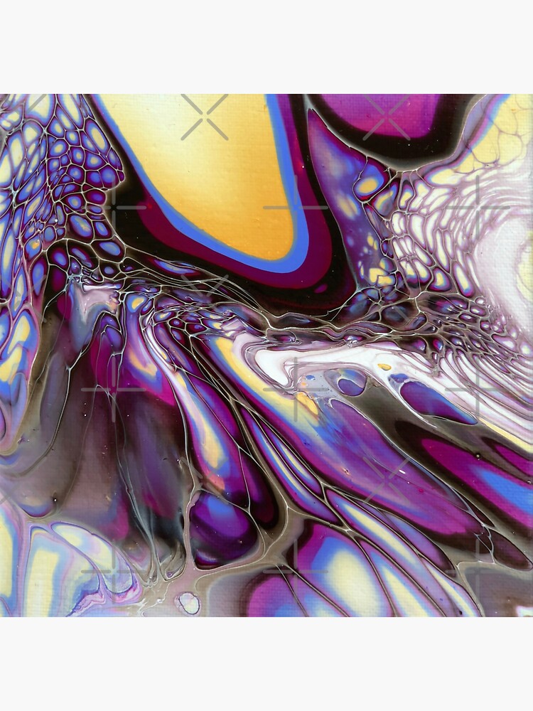 "Purple Cyclone" Sticker for Sale by painteddreamer | Redbubble