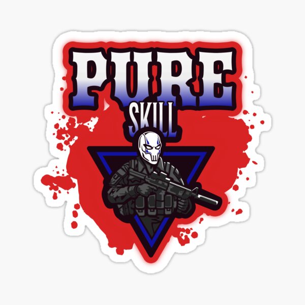 "Pure Skill" Sticker by multi22 | Redbubble