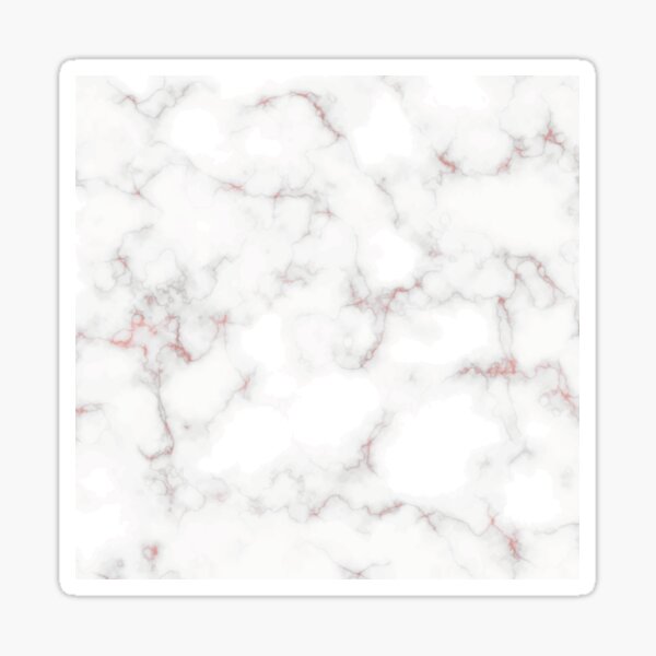 "White Marble " Sticker by Bestoos | Redbubble