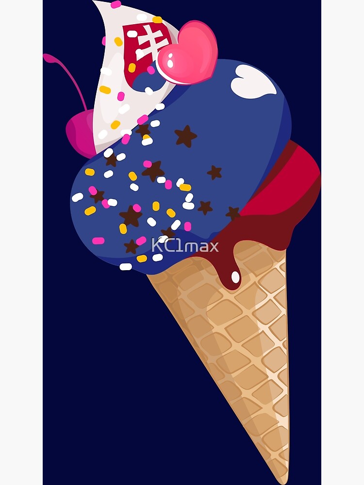 "World Flags Ice Cream / Slovakia Ice Cream" Poster by KC1max | Redbubble
