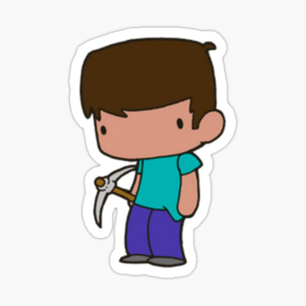 "Minecraft Steve" Sticker for Sale by DIMIART | Redbubble