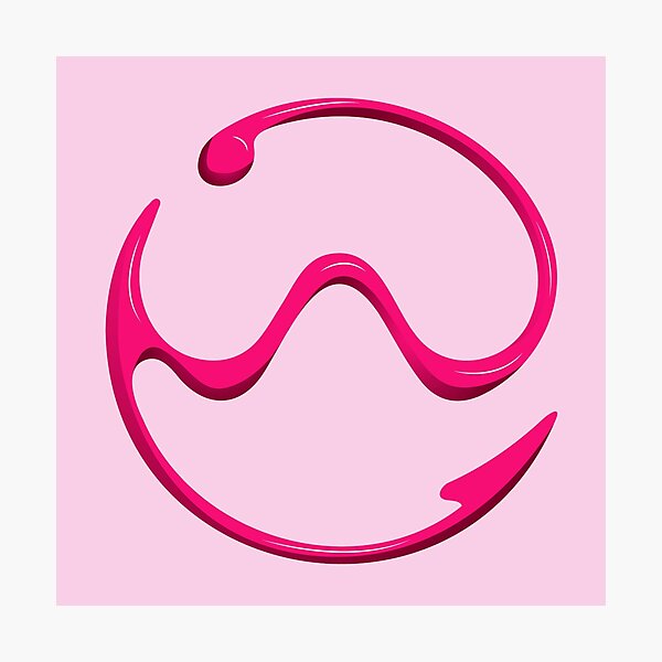 Lámina fotográfica «Lady Gaga Chromatica Símbolo» de mikawy | Redbubble