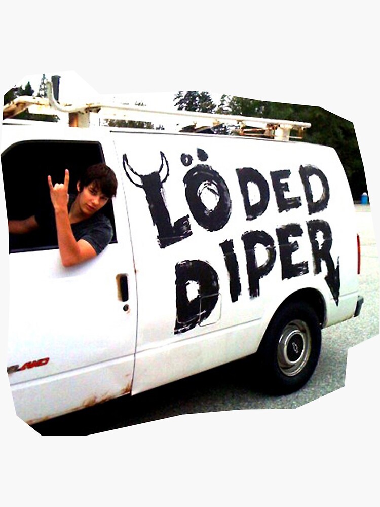"rodrick in his van" Sticker for Sale by ja557 | Redbubble
