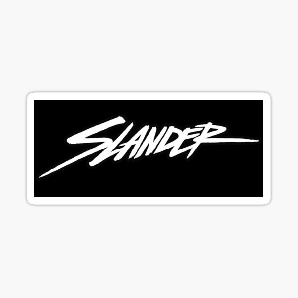 "Slander Logo" Sticker by amycheeryolo | Redbubble