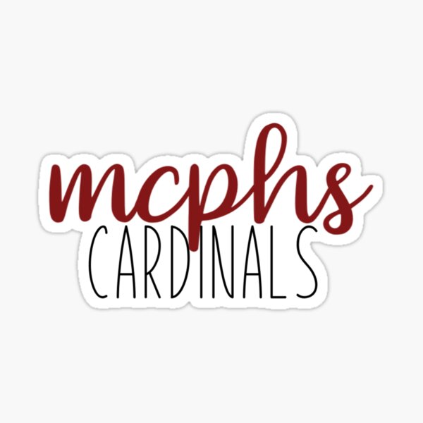 "mcphs - cardinals" Sticker for Sale by mimibounar | Redbubble