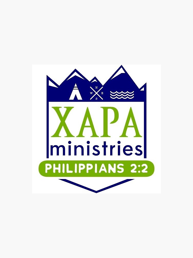 Pegatina «Logotipo clásico de Xapa» de XapaMinistries | Redbubble