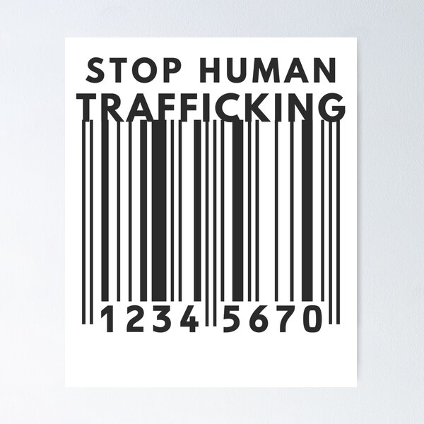 "Stop Human Trafficking Barcode" Poster for Sale by IntegrityDesign ...