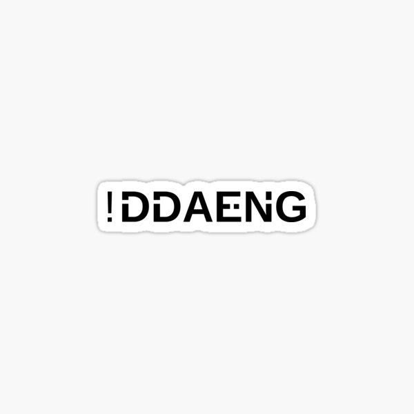 "Ddaeng" Sticker for Sale by Marija11 | Redbubble