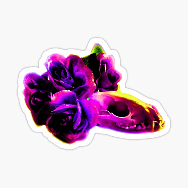 "Colorful Afterlife" Sticker for Sale by MangyMutt | Redbubble