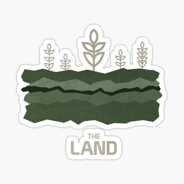 "The Land" Sticker by scbb11Sketch | Redbubble