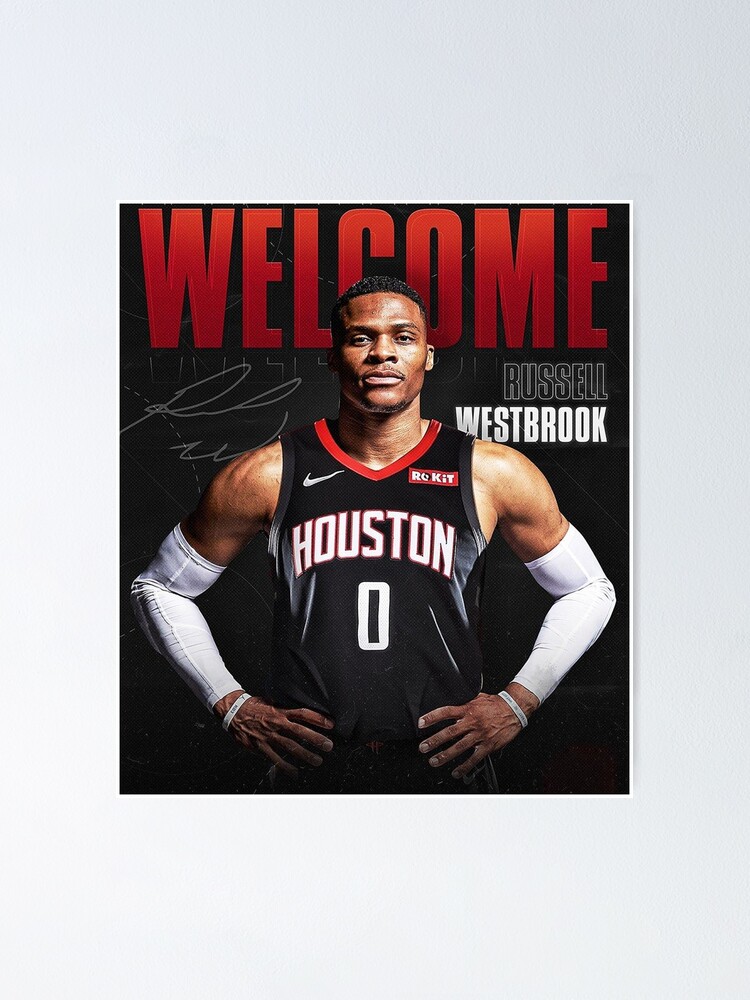 "Rockets Russell Westbrook Basketball" Poster by brienjo65 | Redbubble