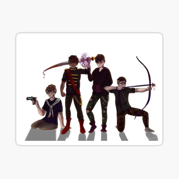 "Sanders sides villains " Sticker by Lizadraws | Redbubble